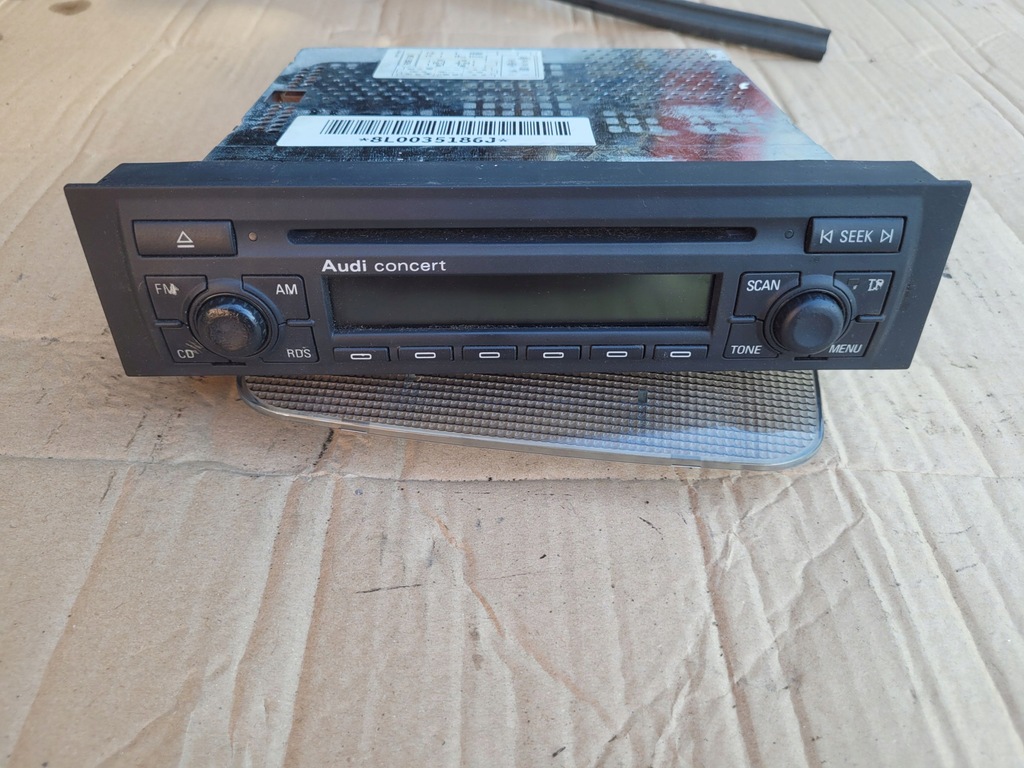 RADIO CONCERT CD AUDI A3 8L LIFT A4 B5 B6 A6 C5 FL 8L0035186J + KOD - 15121734862 - oficjalne ...