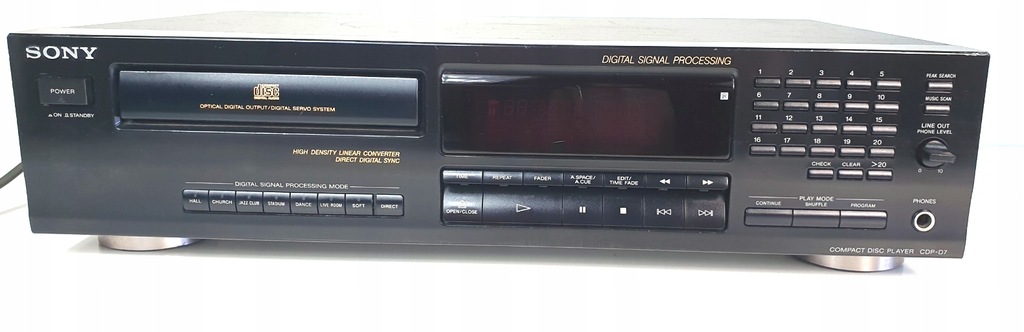 SONY CDP D7 cd player odtwarzacz - 9148912665 - oficjalne archiwum Allegro