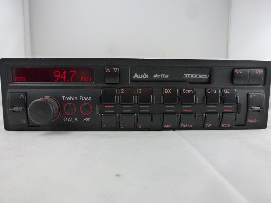 Radio Audi Delta 22 cm A3 8L A4 B5 A6 C4 80 B4 A8 - 7497153379 - oficjalne archiwum Allegro
