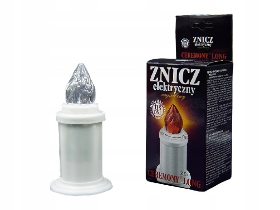 Znicz elektryczny wkład LED 118 dni BIAŁY GRÓB - 9748760715 - oficjalne ...
