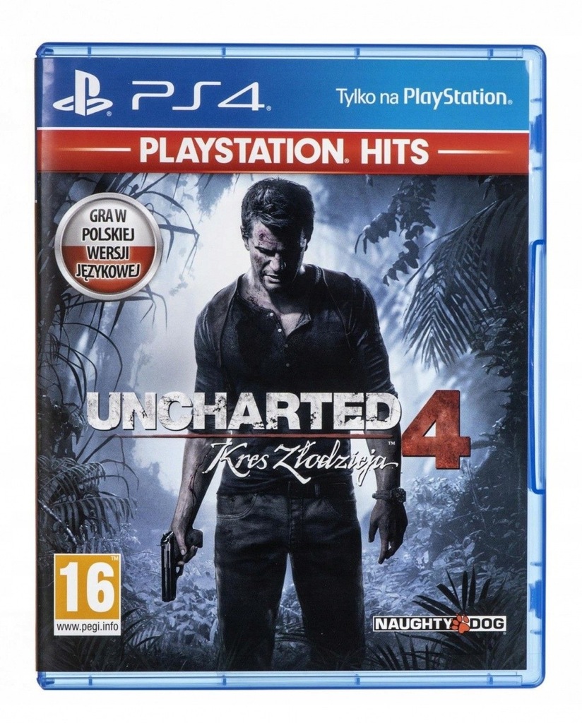 Uncharted 4 Kres Złodzieja HITS PS4 DYSTRYBUCJA PL - 8903515252 - oficjalne archiwum Allegro