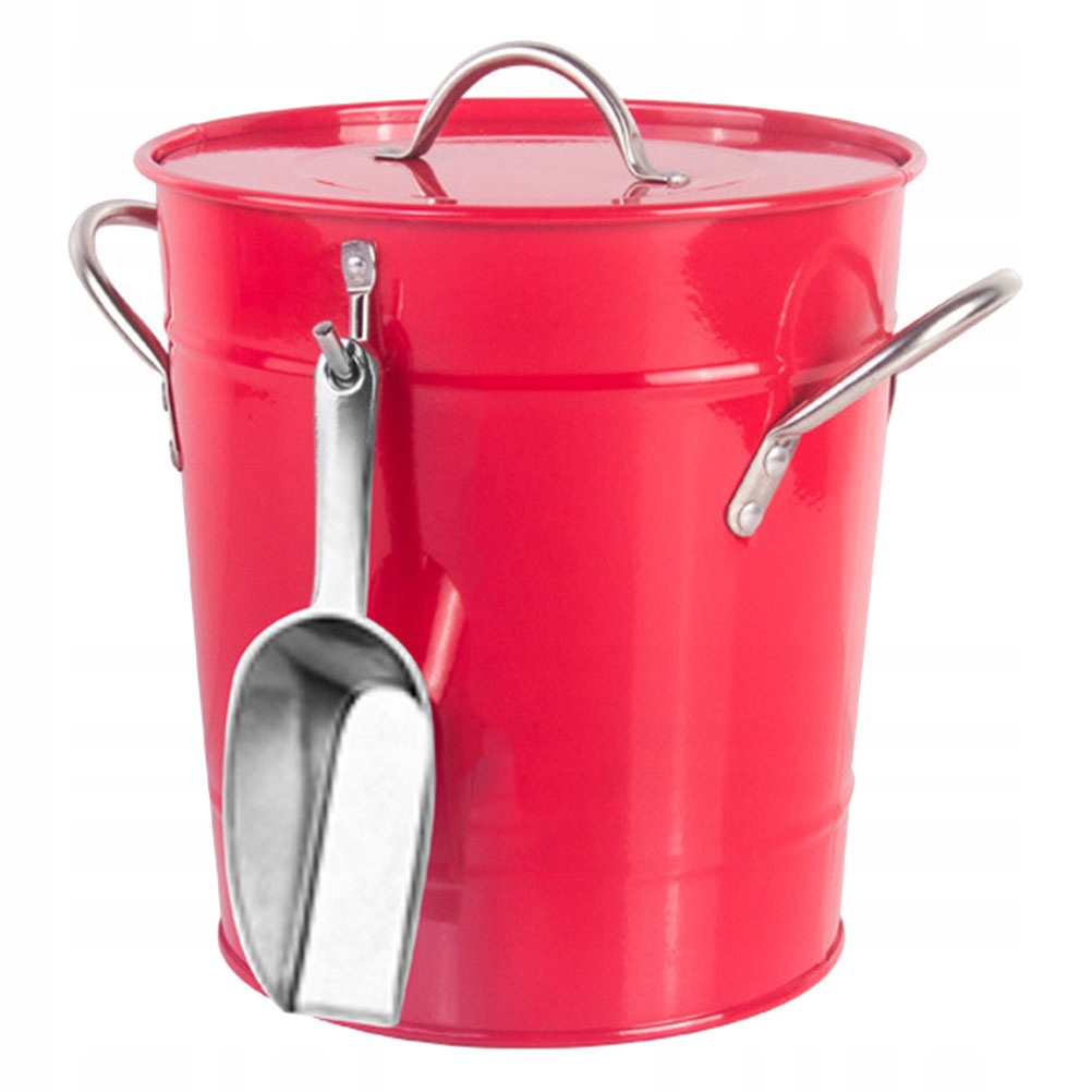 Tin Ice Bucket Metal Bracket Cube Buckets Cooler - 14198521471 ...