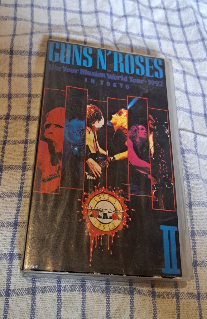 guns n'roses tokyo 1992 wideo kaseta live in Tokyo - 15628887913 ...