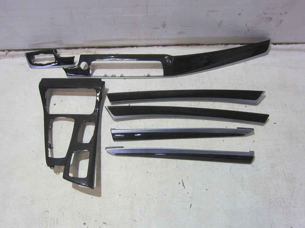 BMW F10 LISTWY DEKORACYJNE DEKORY 9192941 DREWNO - 13625087190 ...