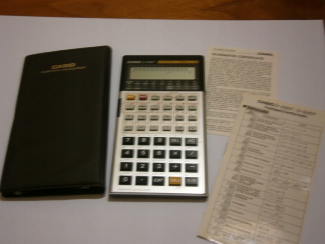 CASIO FX-5000F - UNIKAT KOLEKCJONERSKI - 8849939902 - oficjalne ...