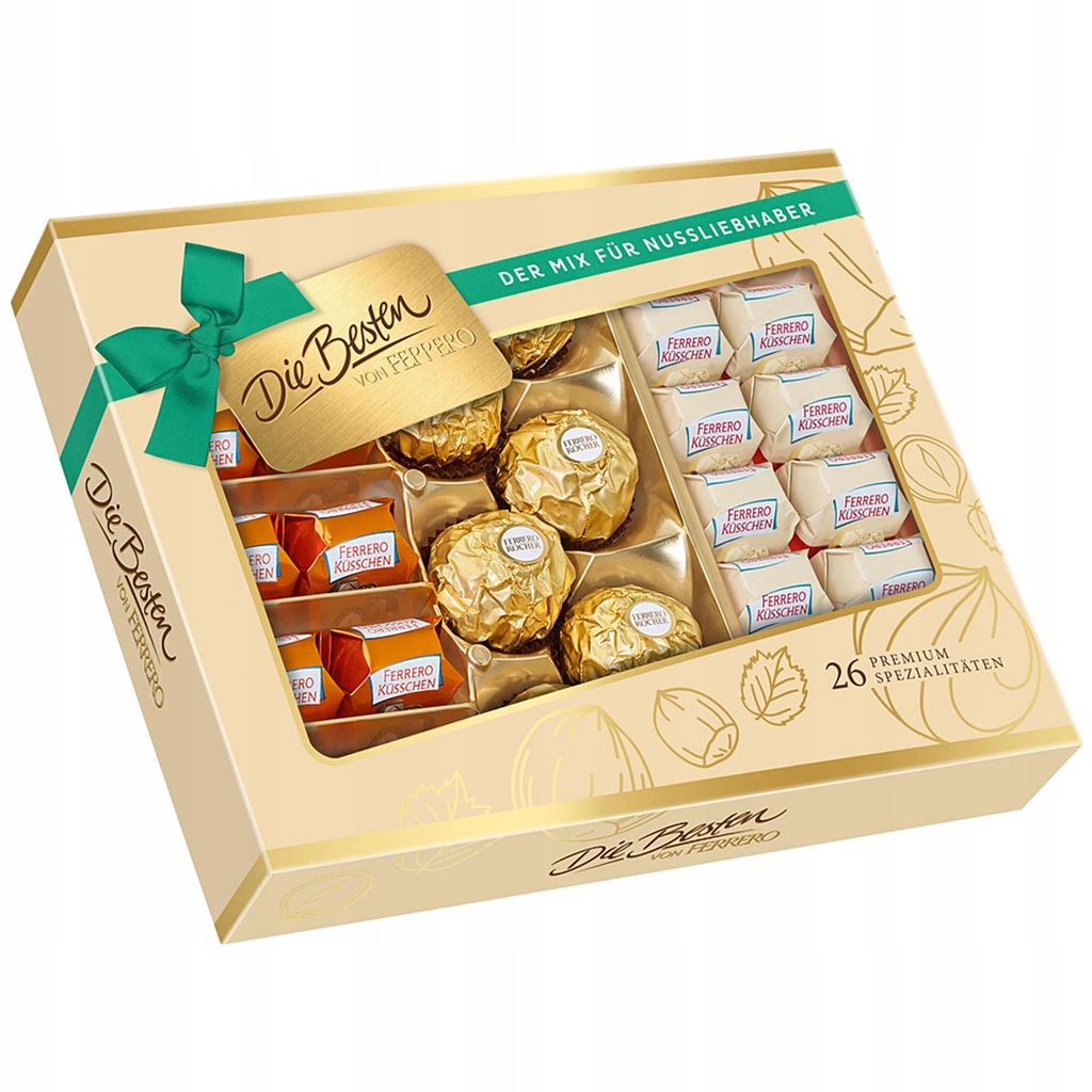 Czekoladki Pralinki Orzech Ferrero Die Besten MIX Rocher Kusschen 26 ...