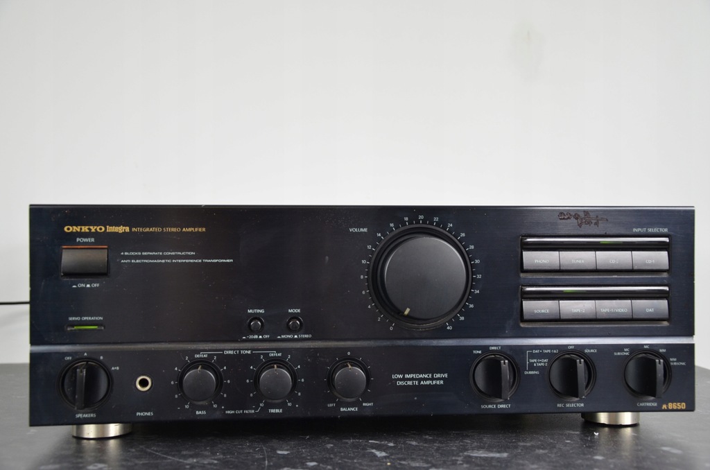 ONKYO INTEGRA A-8650 ZNAKOMITY WZMACNIACZ STEREO - 12583648440 - oficjalne archiwum Allegro