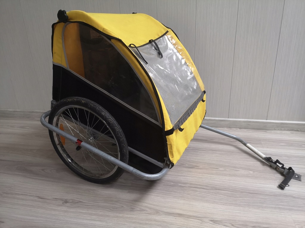 Przyczepka rowerowa dla dwójki dzieci do roweru - 12888703857 ...