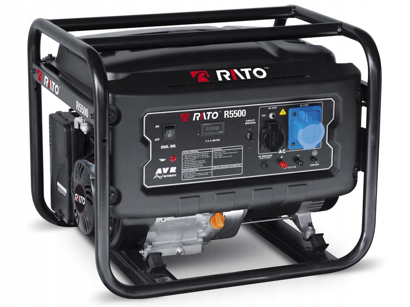 Agregat prądotwórczy RATO R5500 5000W 230V 50 Hz - 12352595691 - oficjalne archiwum Allegro