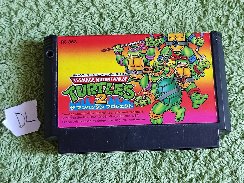 Teenage Mutant Ninja Turtles 2 Famicom - 14316194698 - oficjalne ...