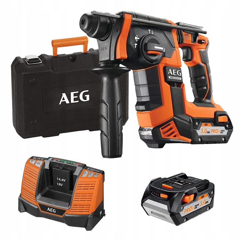 MŁOTOWIERTARKA 18V AEG PowerTools BBH18BL LI-502C - 12346200312 - oficjalne archiwum Allegro