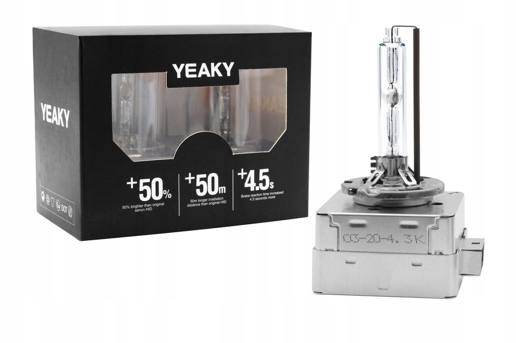 Żarnik Xenon D1S Yeaky - 4300K - 9671430712 - oficjalne archiwum Allegro