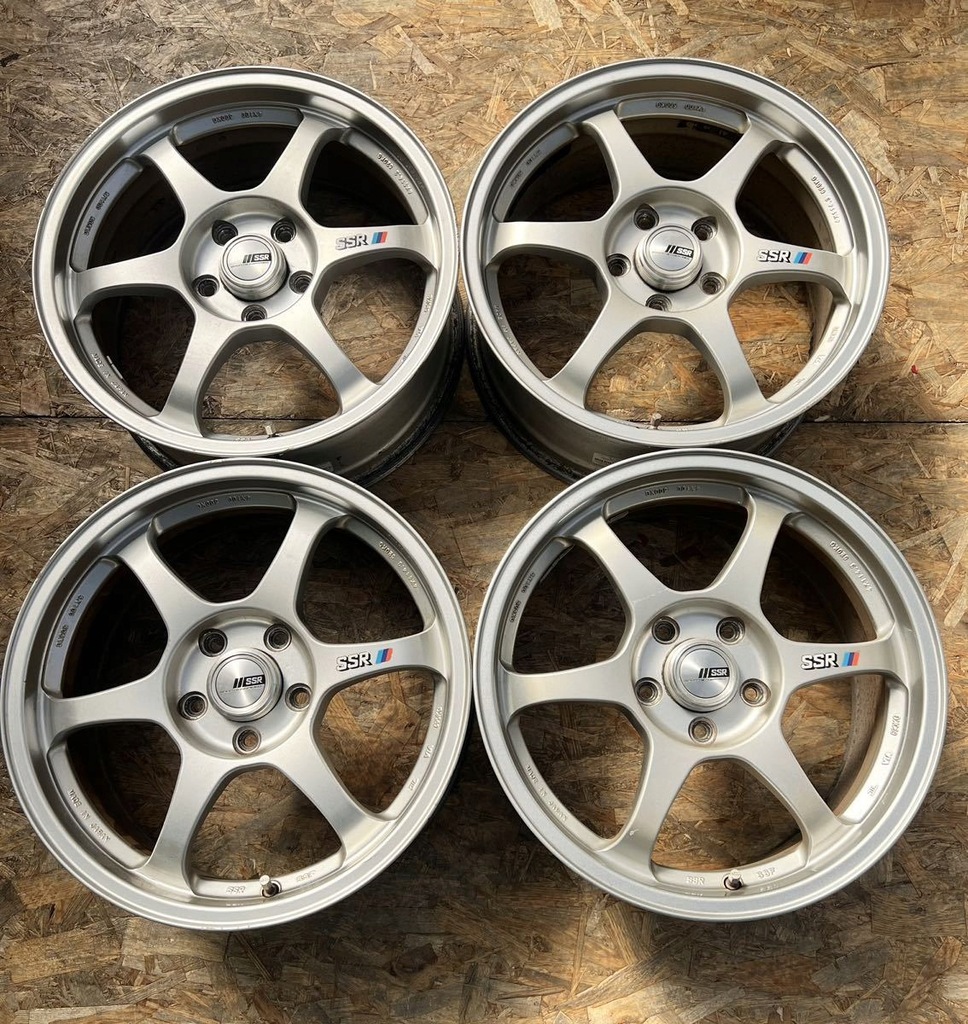 JDM ultra lekkie felgi SSR Type C 17x7.5J 17" 5x114.3 Honda Nissan ...