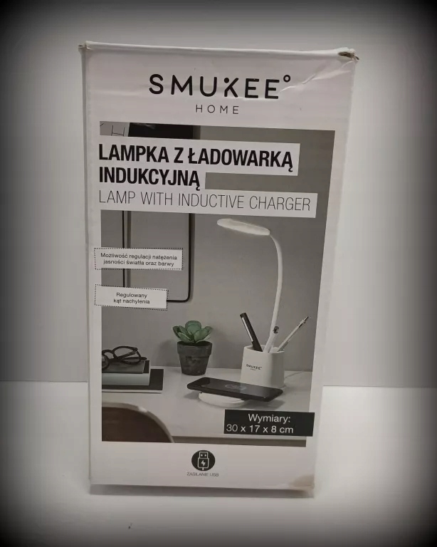 LAMPKA Z ŁADOWARKĄ INDUKCYJNĄ SMUKE HOME - 12847349211 - oficjalne ...