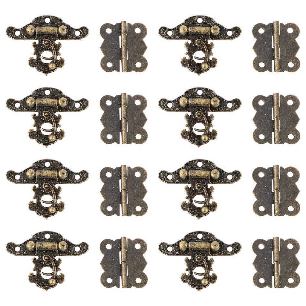 Padlock Hasp Jewelry Box Wooden Hasps Retro Decor - 13605051849 ...