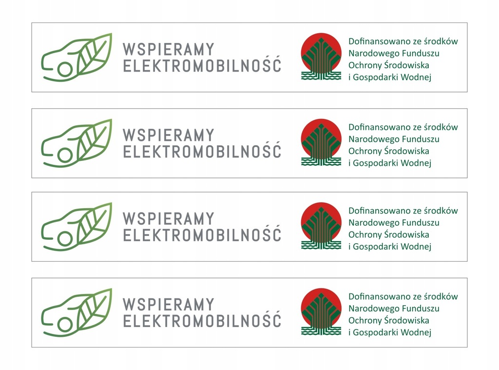 Naklejka PROGRAM MÓJ ELEKTRYK biała folia Kraków - 13213379766 ...