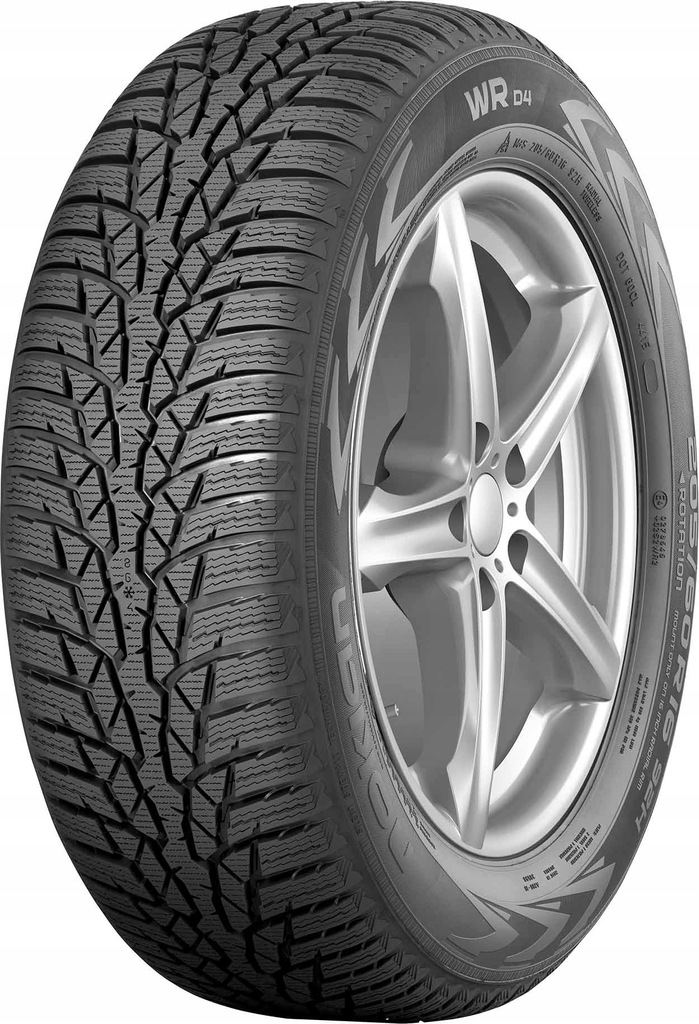 4x opony zimowe 205/55R16 Nokian WR D4 - 12705761868 - oficjalne ...