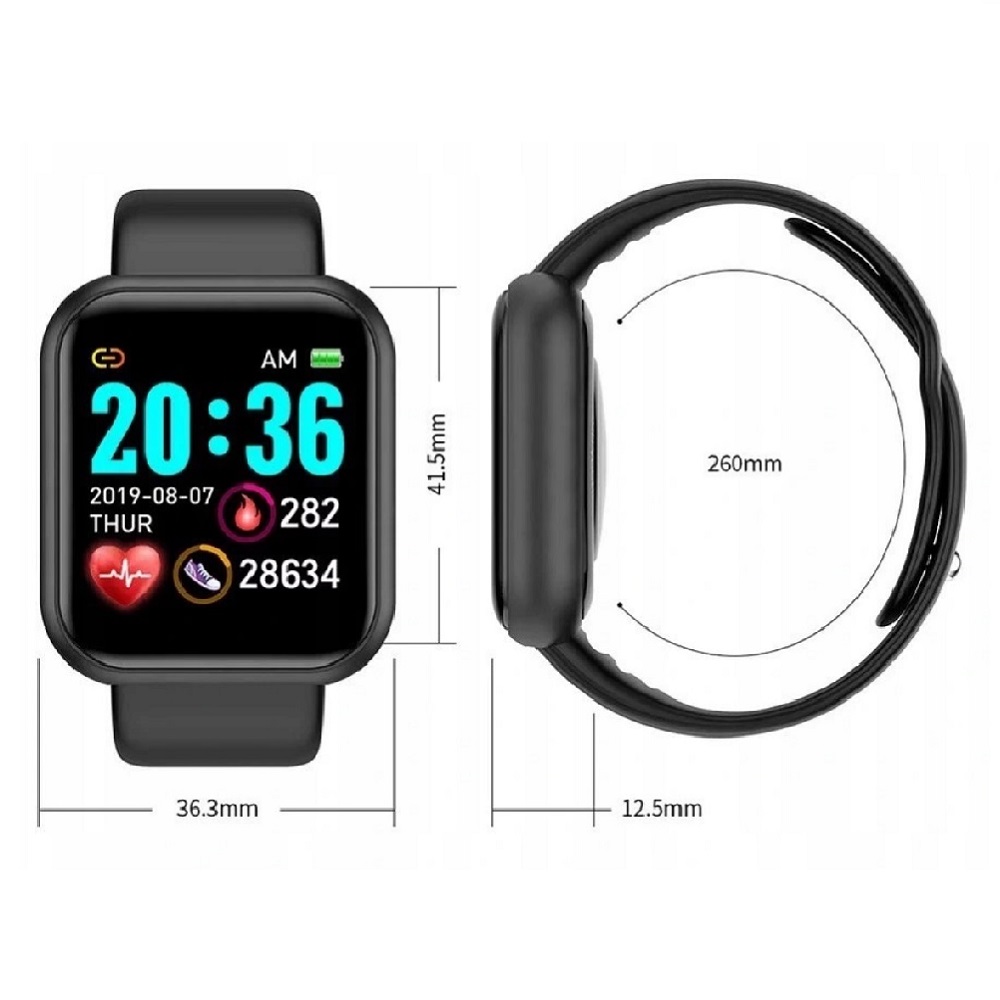 SMARTWATCH L18 OPASKA ZEGAREK DO IPHONE RÓŻOWA - 11192686233 - oficjalne archiwum Allegro