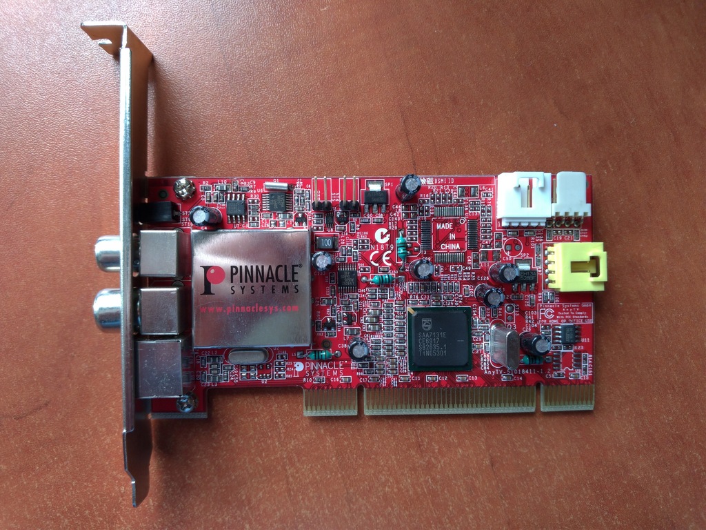 Karta TV tuner Pinnacle PC Philips SAA7131E - 13417991179 - oficjalne archiwum Allegro
