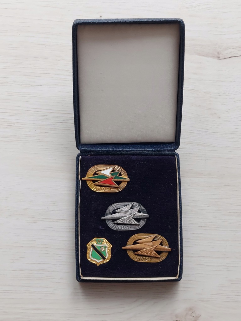 WOJSKOWA ODZNAKA SPRAWNOŚCI FIZYCZNEJ WOSF komplet - 14092903680 ...
