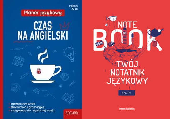 Planer do nauki angielskiego + Czas na angielski - 11731163276 - oficjalne archiwum Allegro