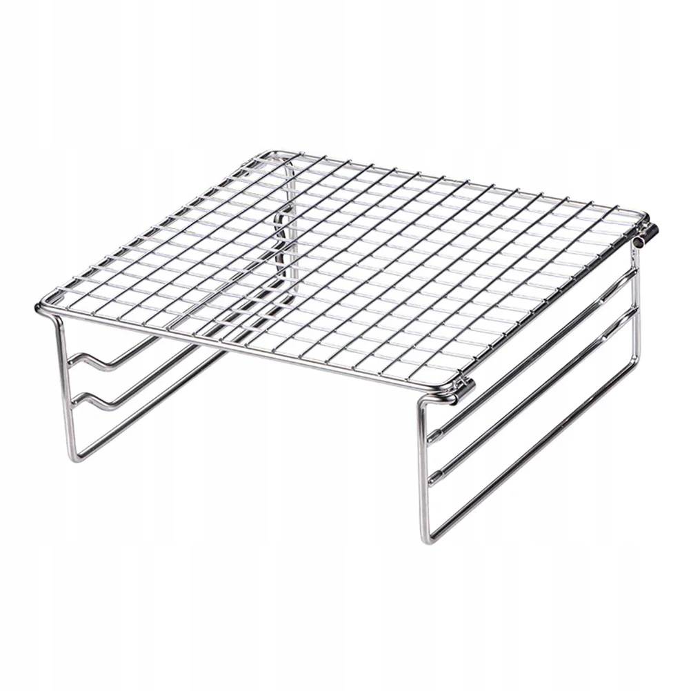 Portable Smoker Grill Rib Holder Bbq Mesh Basket - 13743885848 ...