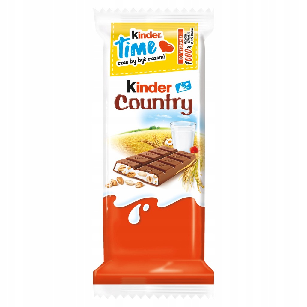 Baton Ferrero Kinder Country 40x23,5g -cały karton - 9895679163 ...