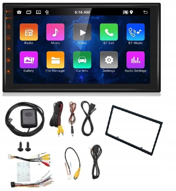 RADIO SAMOCHODOWE 2 DIN ANDROID 11 NAVI KAMERA 2GB - 11221931775 - oficjalne archiwum Allegro