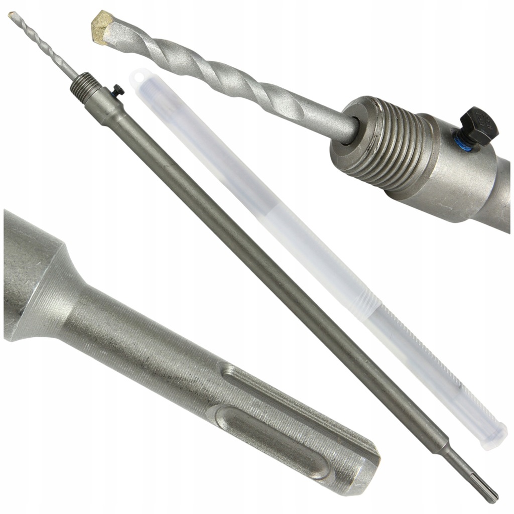 PRZEDŁUŻKA DO OTWORNIC KORONEK ADAPTER SDS+ WIERTARKI SDS-PLUS 600mm ...