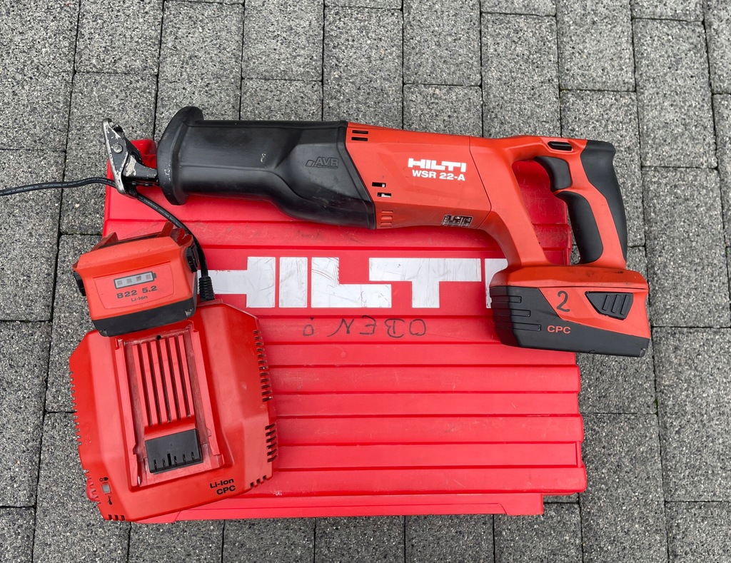 Piła szablasta akumulatorowa Hilti WSR 22-A 5,2 Ah - 12733053040 - oficjalne archiwum Allegro