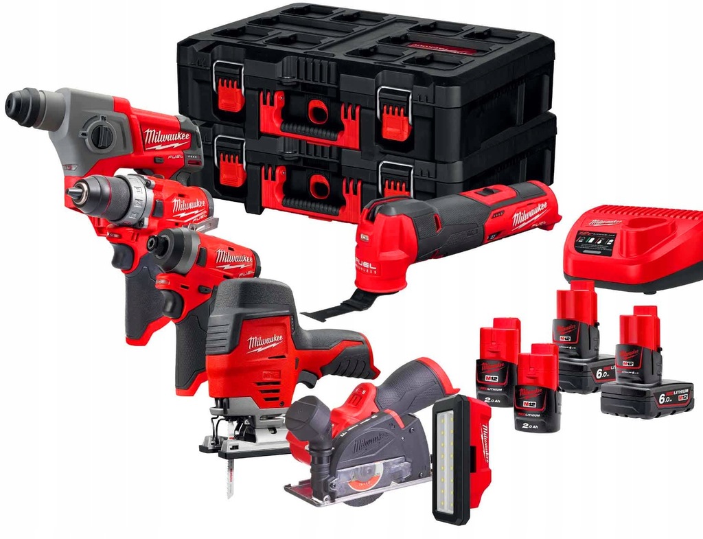 Milwaukee M12 FPP7A-624P Zestaw Combo 4933480555 - 12584368645 ...