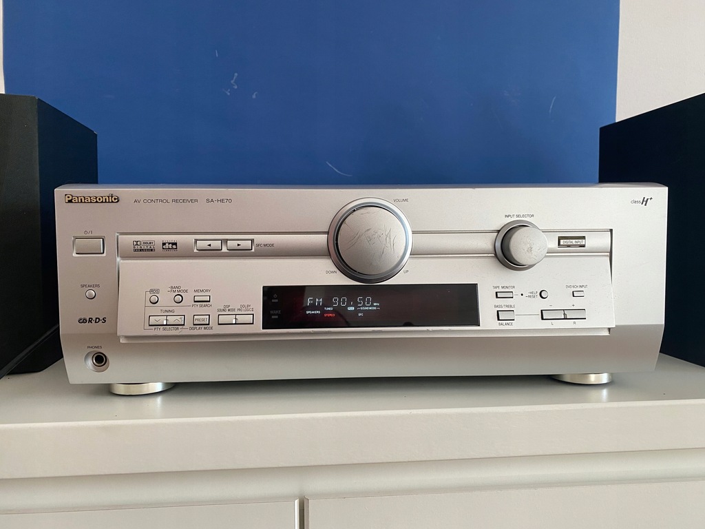 Amplituner Panasonic SA-HE70 5.1 srebrny - 12470277442 - oficjalne archiwum Allegro