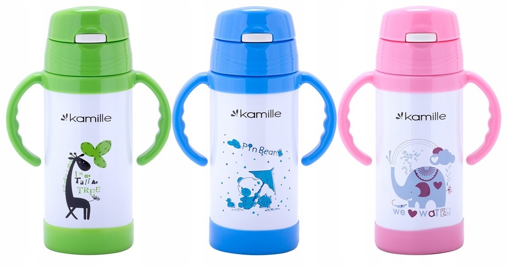 KUBEK TERMICZNY TERMOS BIDON DLA DZIECKA 350 ml - 8774127262 - oficjalne archiwum Allegro