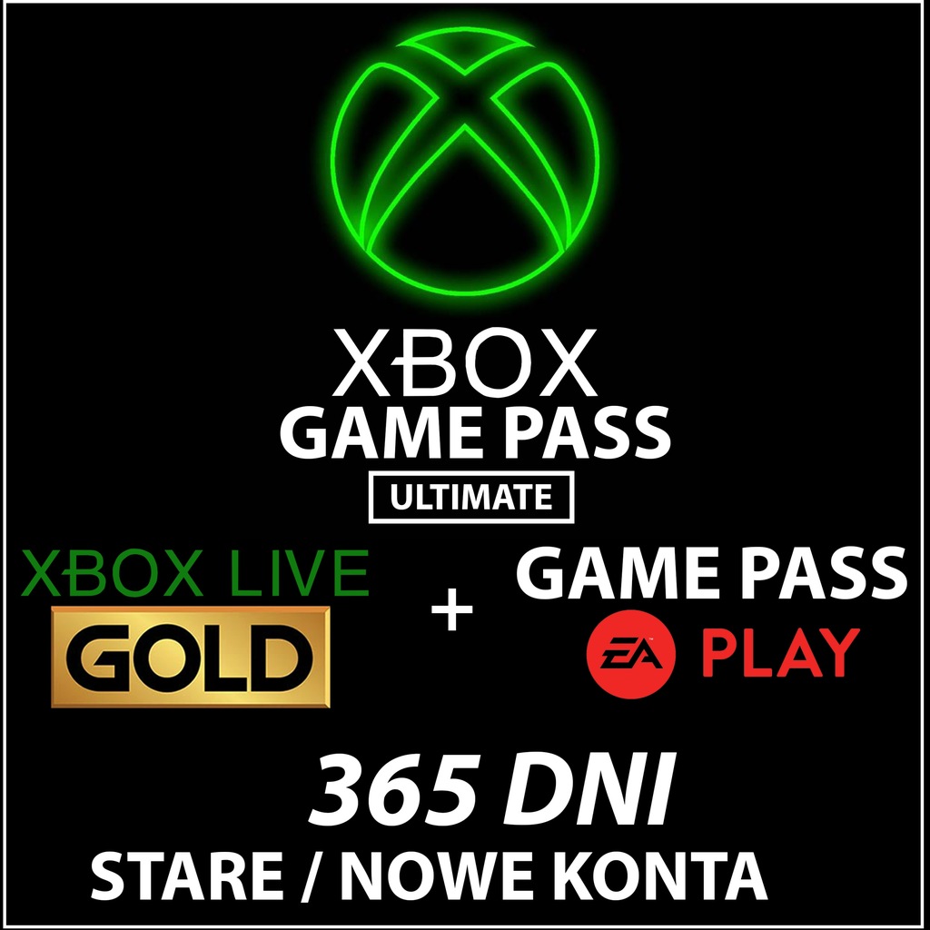 Xbox Game Pass Ultimate 365 (12 x 30) DNI Kody - 12106572205 ...