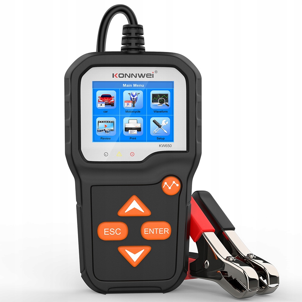 Konnwei KW650 6V 12V TESTER DO AKUMULATORÓW - 11625296506 - oficjalne ...
