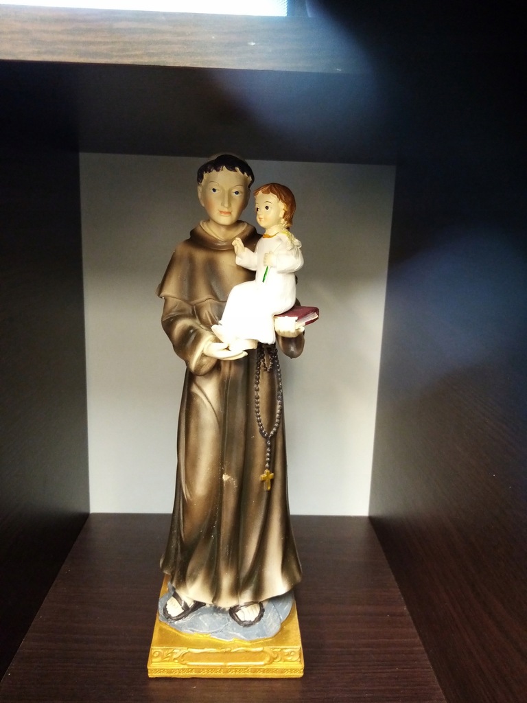 figurka figura Święty Antoni 32 cm unikat - 12530728933 - oficjalne ...
