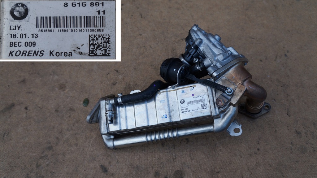 BMW X1 F48 X2 F39 F45 CHŁODNICA SPALIN EGR 8515891 - 13422417408 ...