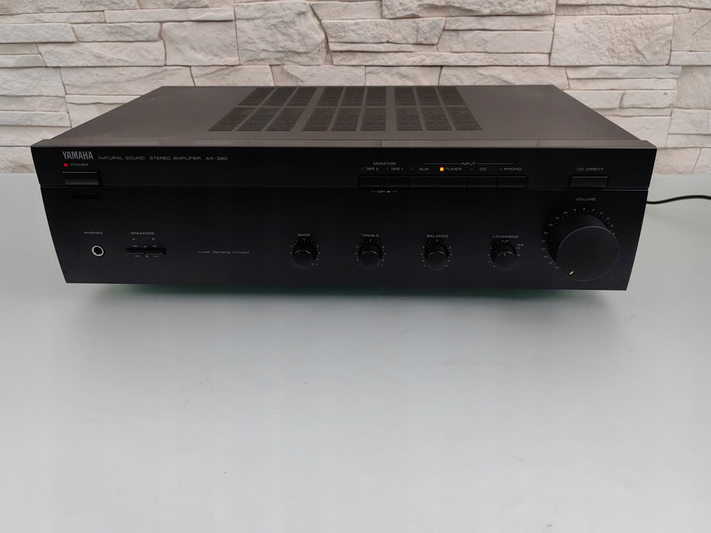 YAMAHA AX-380 Wzmacniacz stereo - 13490044766 - oficjalne archiwum Allegro