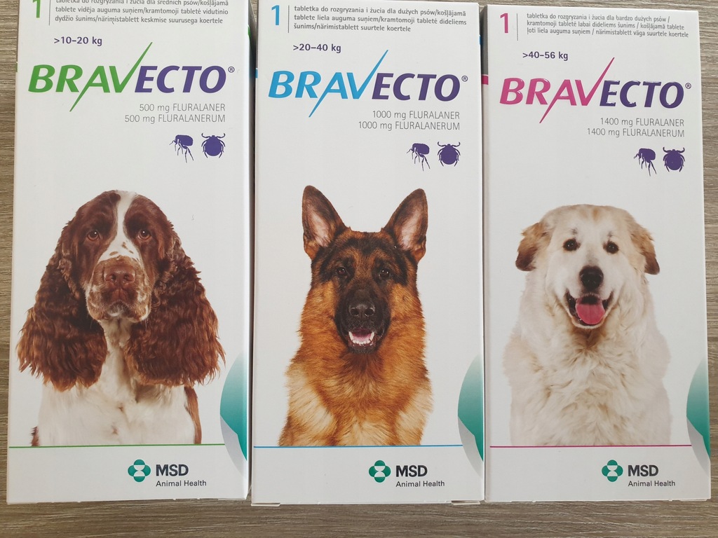 Bravecto tabletka na kleszcze i pchły - 9090028629 - oficjalne archiwum ...