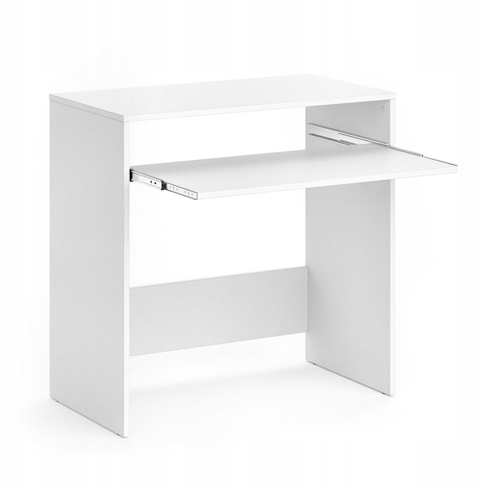 BIURKO PC KOMPUTEROWE STOLIK BIAŁE POD KOMPUTER - 12144045225 ...