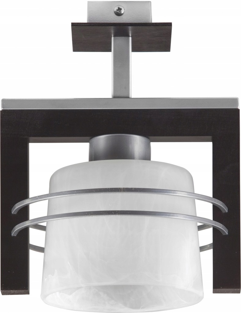 Sigma Plafon Sufitowy Carlo 07016 1x60W Wenge - 13075806022 - oficjalne archiwum Allegro