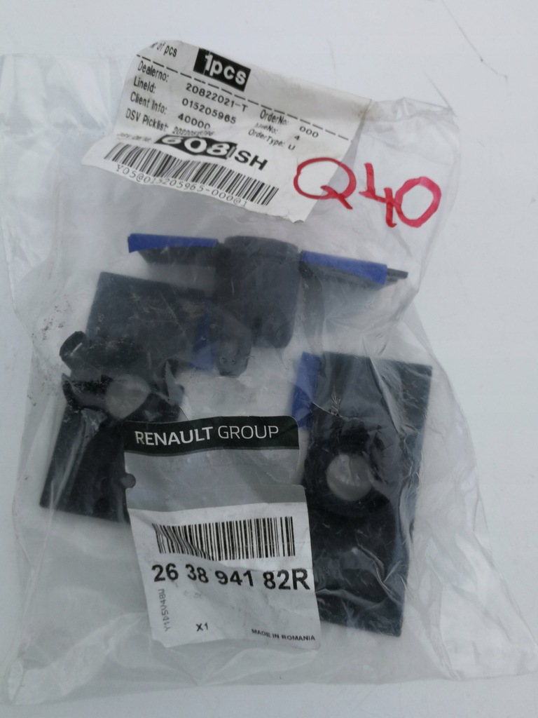 DACIA RENAULT UCHWYT MOCOWANIE CZUJNIKA PARKOWANIA - 13514798225 ...