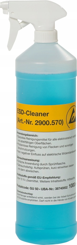 Płyn ESD Cleaner czyszczący antystatyczny, poj. 1l - 8457529539 ...