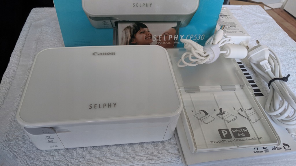 Drukarka FOTO CANON SELPHY CP530 Biała MANKAMENT - 12106493361 ...