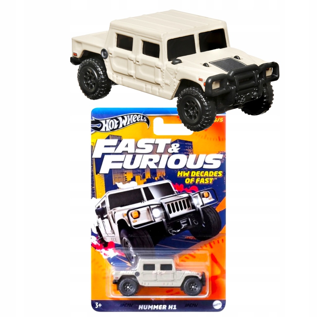 Hot Wheels Fast & Furious HW Decades Of Fast Hummer H1 Oryginalny ...