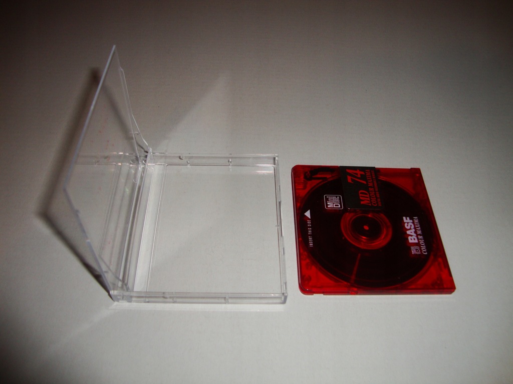 Mini Disc BASF / EMTEC COLOUR MAXIMA 74 RED - 13491764586 - oficjalne archiwum Allegro