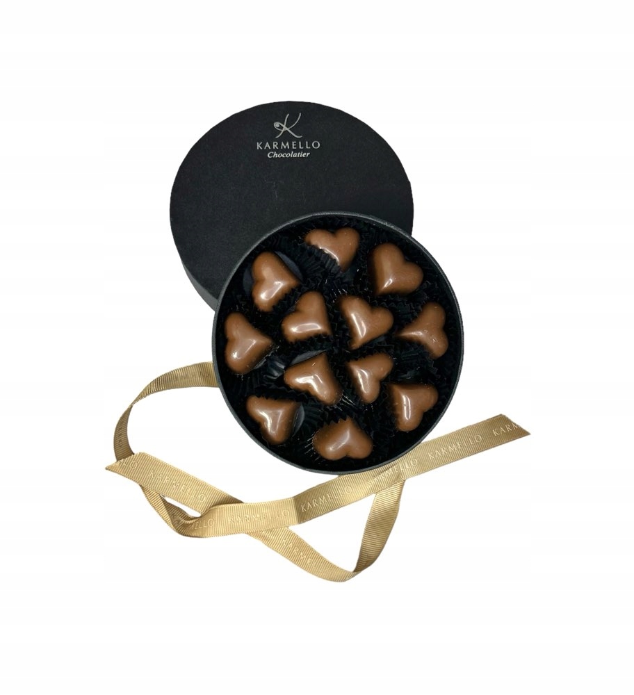 KARMELLO CZEKOLADKI SERDUSZKA SŁONY KARMEL 110 G + ŚWIECA PŁYWAJĄCA ...