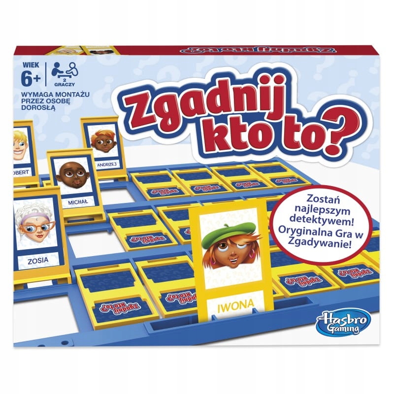 Gra logiczna Zgadnij kto to? C2124 Hasbro wyprzeda - 11586540987 ...
