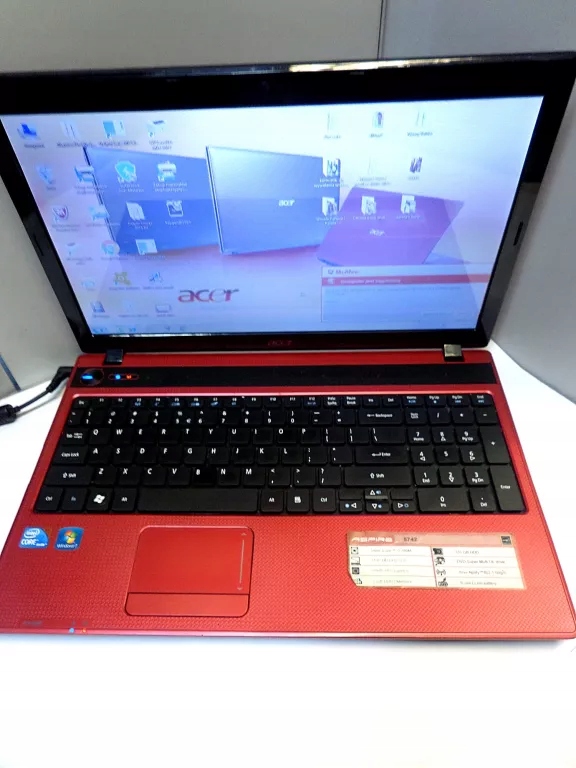 LAPTOP ACER ASPIRE 5742 - 12589241235 - oficjalne archiwum Allegro
