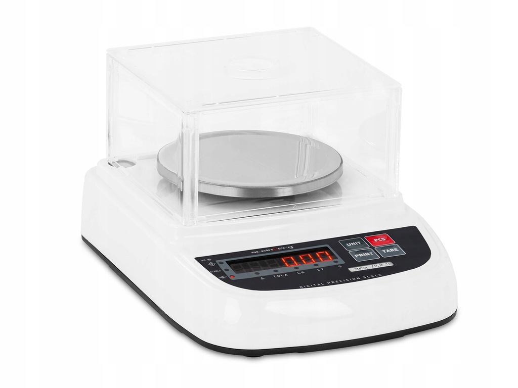 DOKŁADNA WAGA ELEKTRONICZNA 2000g/0,01g LED OSŁONA - 9827506310 - oficjalne archiwum Allegro